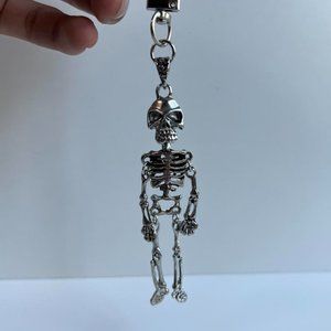 Accessories | Y2k 200s Vintage Skeleton Grunge Skull Gothic Silver ...